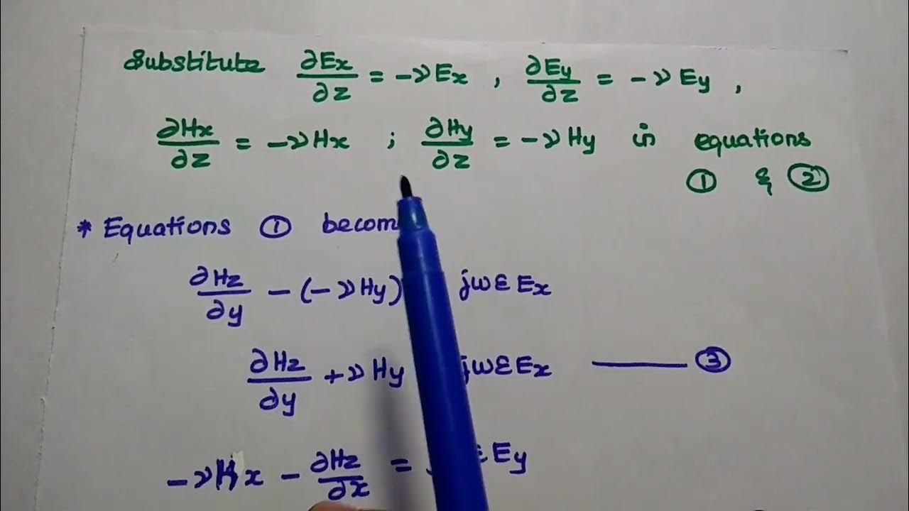 Rectangular Waveguide - Field equations of EM Waves in Rectangular Waveguide - YouTube