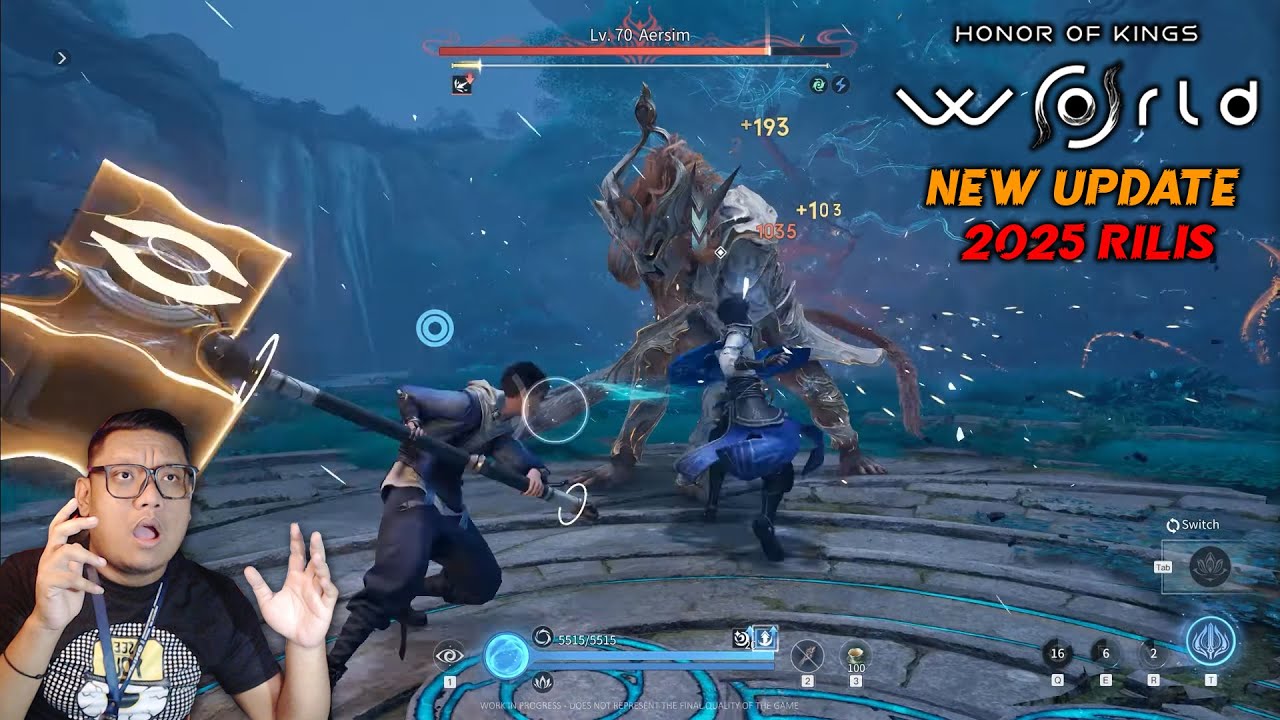 WOW GAMEPLAY HOK WORLD AKAN MENGALAHKAN GENSHIN ? HONOR OF KINGS WORLD ...