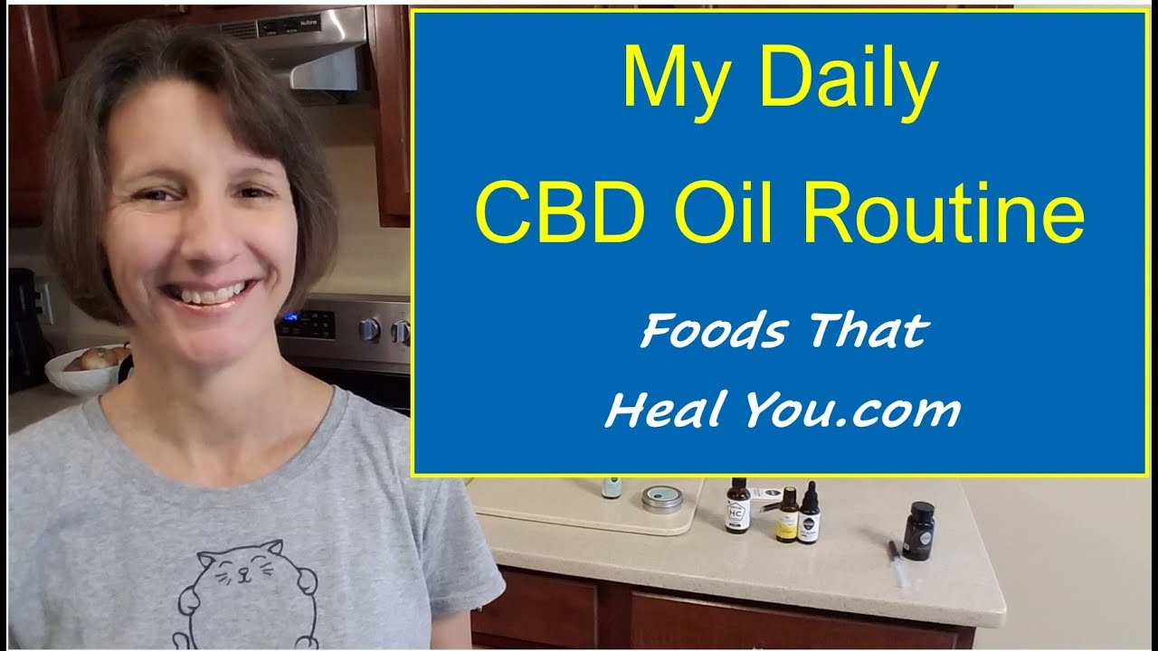 My Daily CBD Oil Routine - YouTube