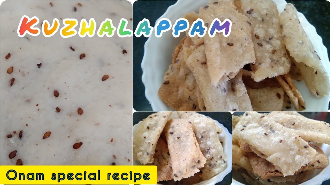 onam special recipe || crispy kuzhalappam || kerala onam || onam ...