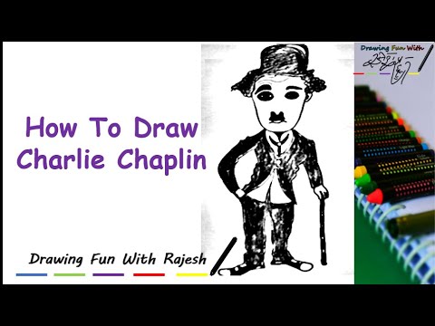 How To Draw Charlie Chaplin |Charlie Chaplin Easy Steps To Draw Charlie ...