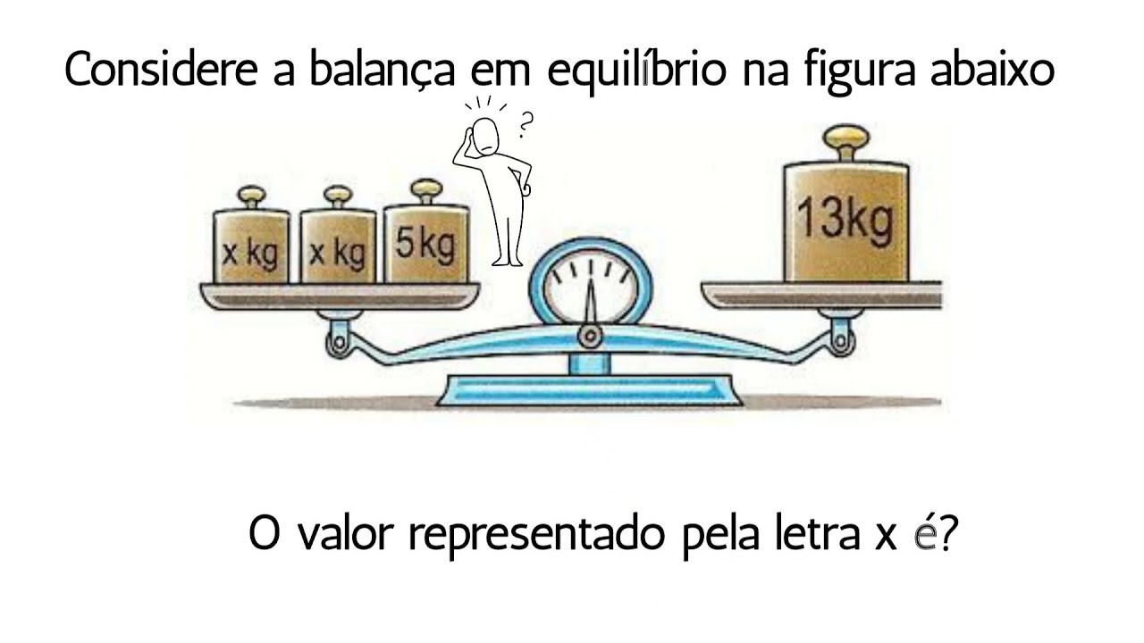 EQUA O DO 1 GRAU Para Iniciantes Exemplo Com Balan a YouTube
