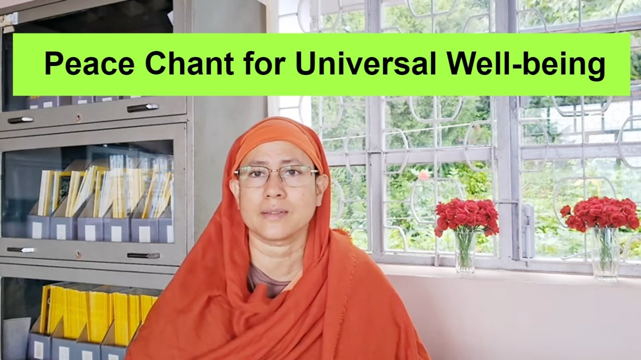 Peace Chant for Universal Well-being by Pravrajika Divyanandaprana ...