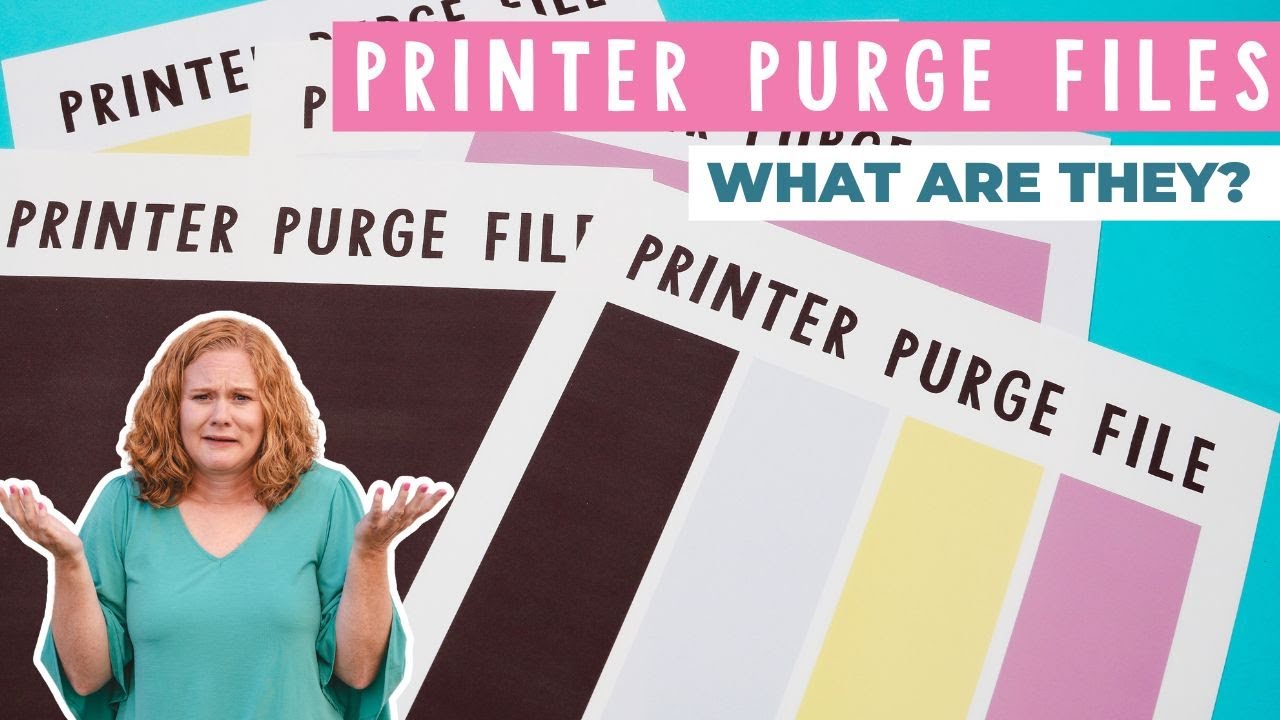 Printer Purge Files: What are they? When should you use them? - YouTube