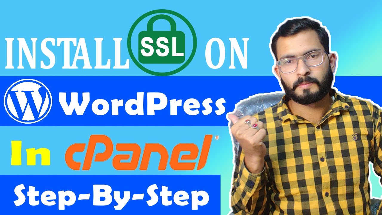 How To Install Ssl Certificate For Wordpress In Cpanel Install Wordpress Theme Youtube