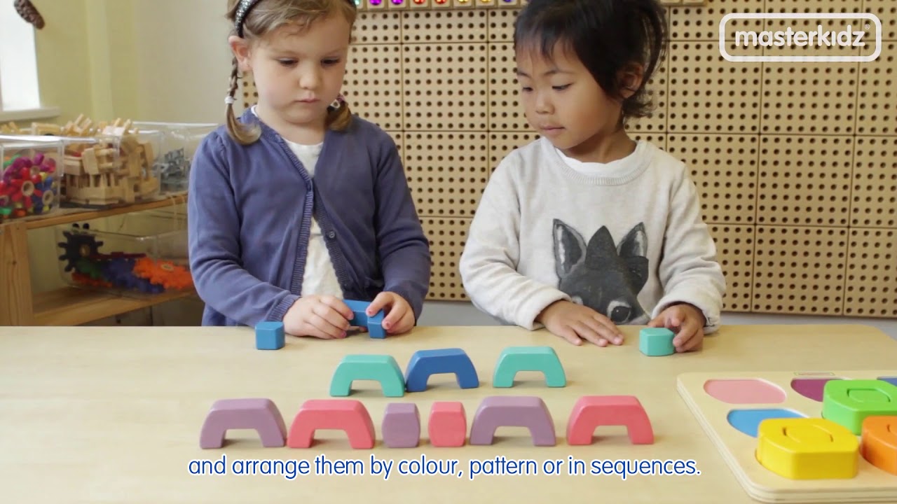 Stacking Men Blocks by Masterkidz - YouTube