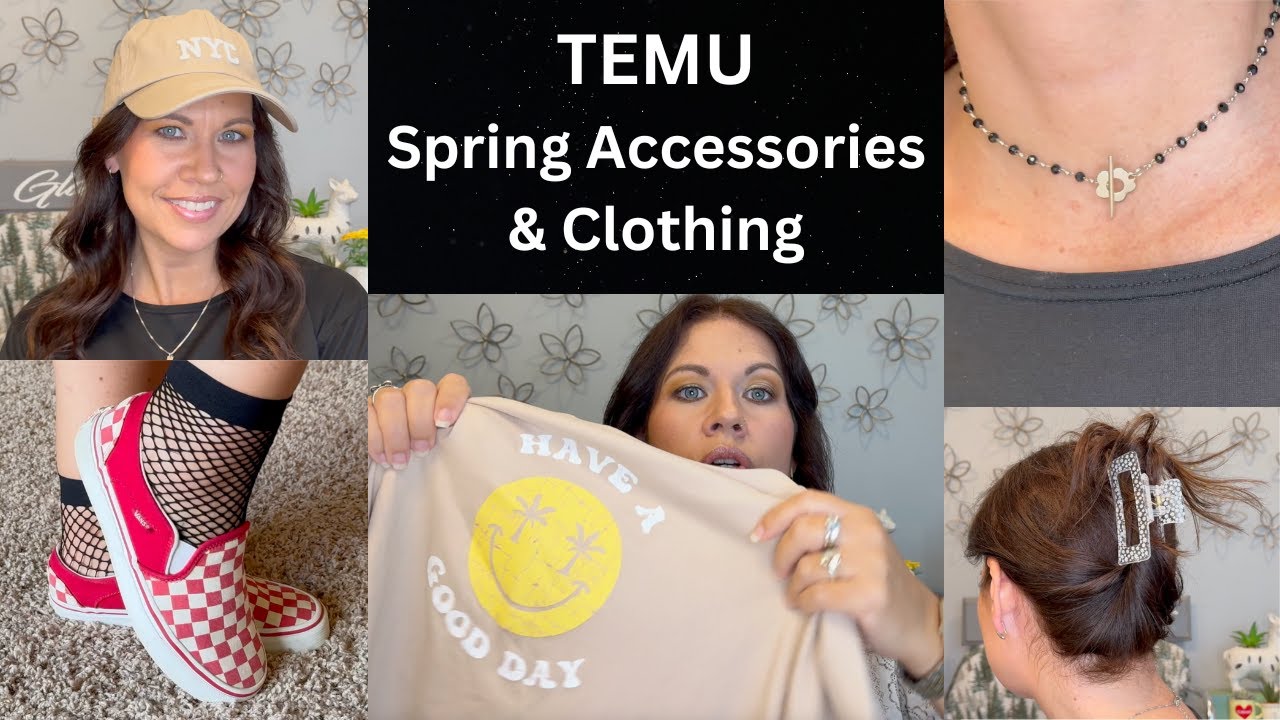 @temu Spring Accessories & Clothing Haul & Try On | The Cutest ...
