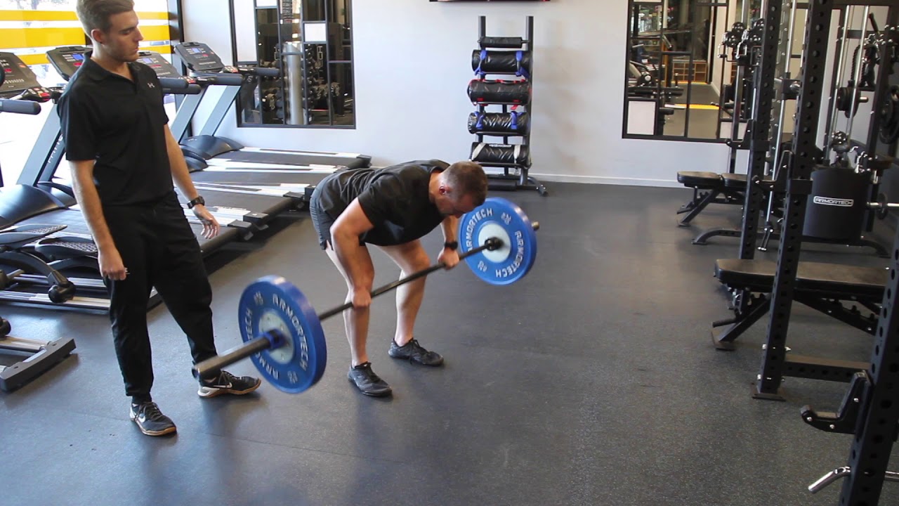 Barbell Pendlay Row - YouTube