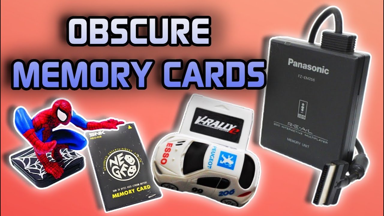 More Strange and Obscure Video Game Console Memory Cards! - YouTube