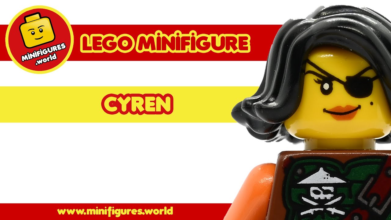 🏴‍☠️ LEGO minifigure: Cyren (njo219) 🏴‍☠️ [NINJAGO] - YouTube