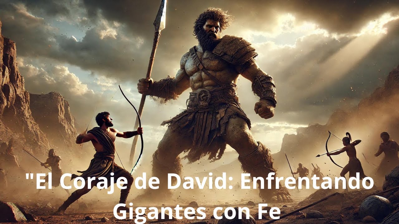 "Lecciones de Fe: El Valor de David al Enfrentar Gigantes con la Ayuda ...