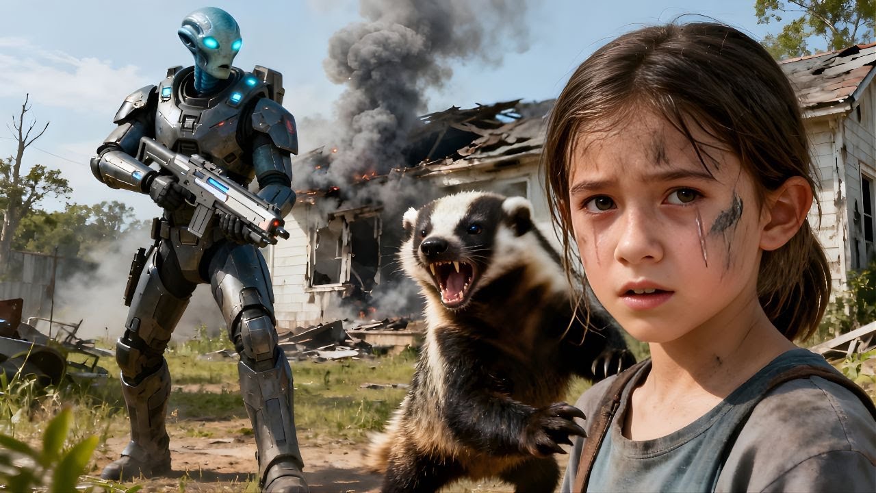 An Alien Commander Pointed His Weapon at the Child — The Honey Badger ...