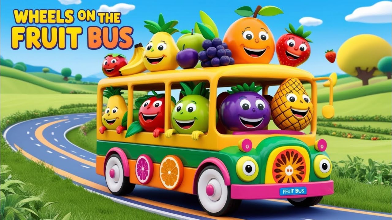 🎶 "Wheels on the Fruit Bus - The Ultimate Nursery Rhyme Adventure for ...