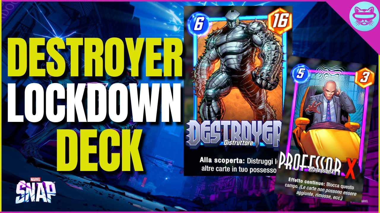 Marvel Snap Ita: Destroyer X Deck | Una Carta che Crea un Deck - YouTube