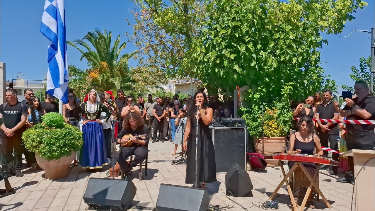 Η Μαρίνα Δακανάλη ερμηνεύει το "Ω, Παναγιά μου Ανωγειανή" για το ...
