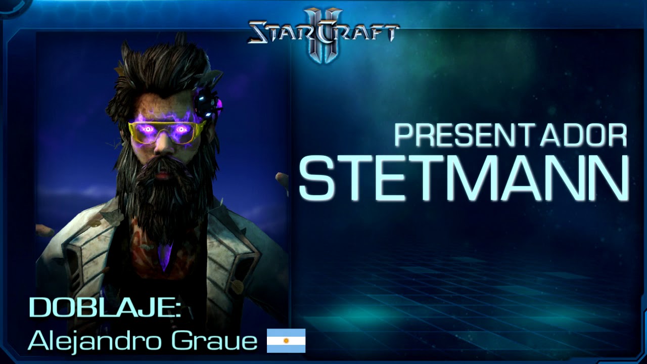 StarCraft II: Presentador Egon Stetmann - Frases Español Latino - YouTube