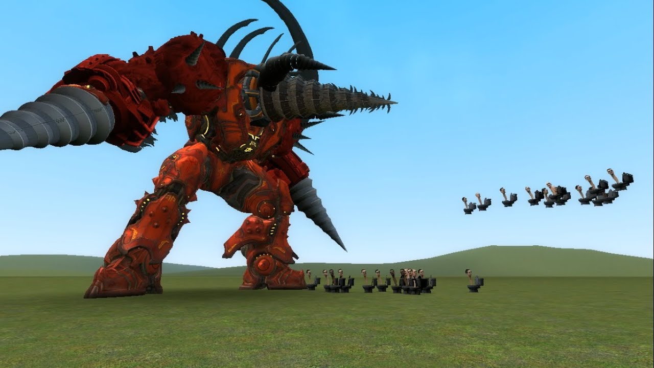 Titan Red Drillman versus all toilets in field then go to underground ...