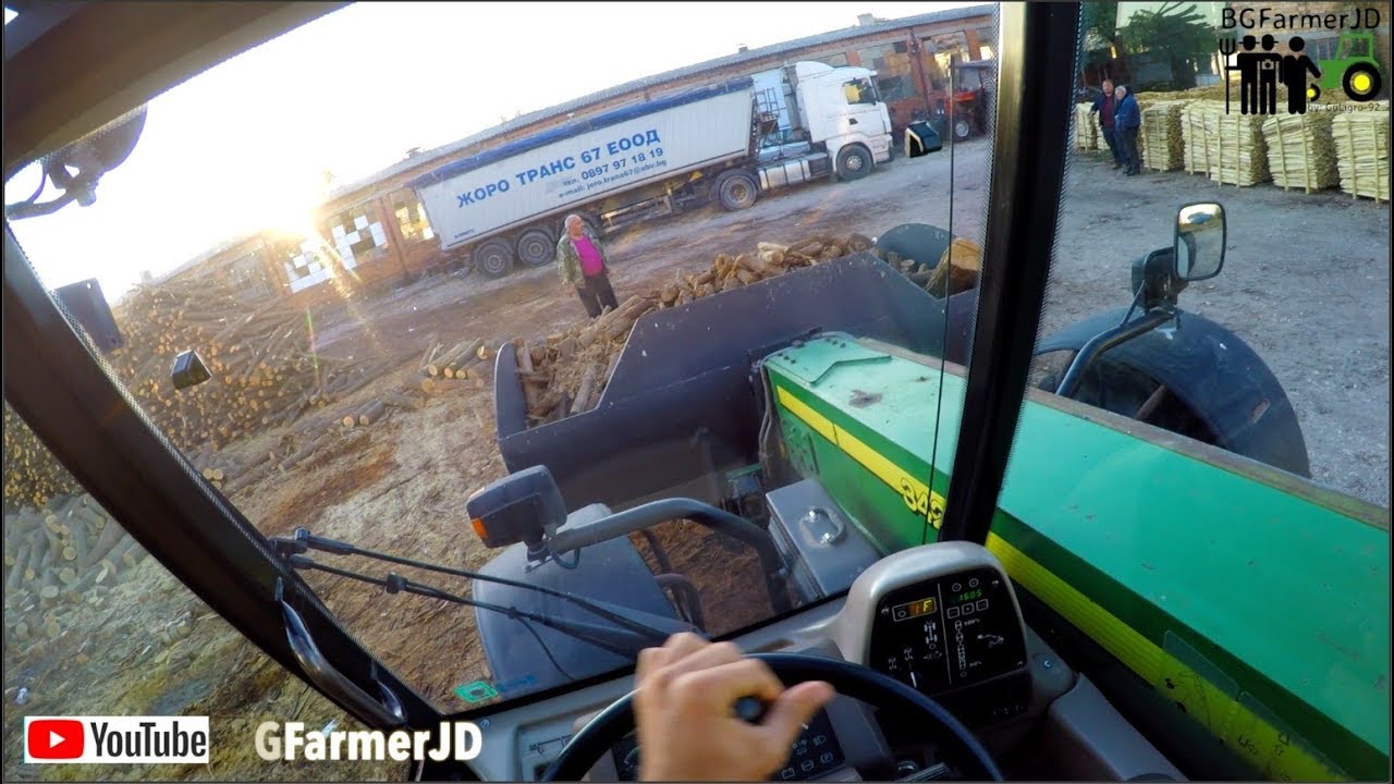 |GoPro - POV drive | Loading of firewood with Telescopic loader | John ...