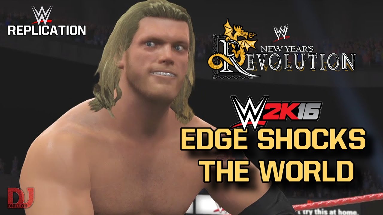WWE Replication: Edge Wins His First WWE Championship | WWE 2K16 - YouTube