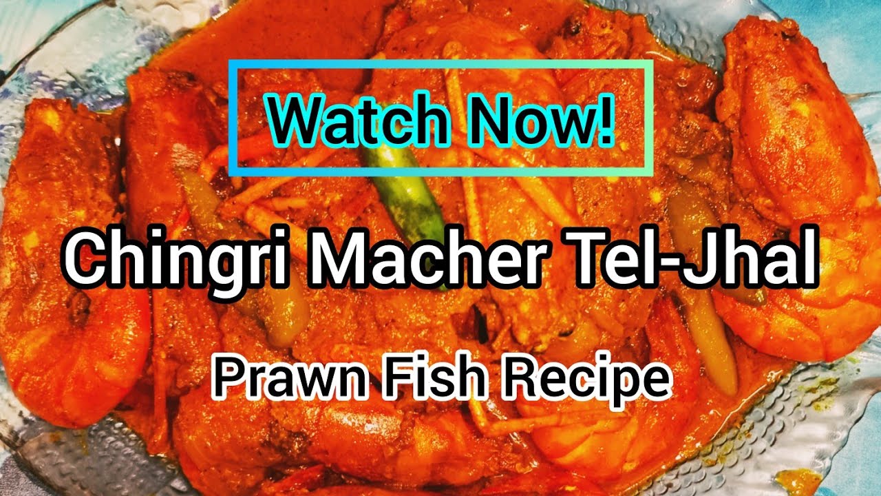 Chingri Macher Tel-Jhal (Prawn Fish Recipe) | Irani's Kitchen Special ...