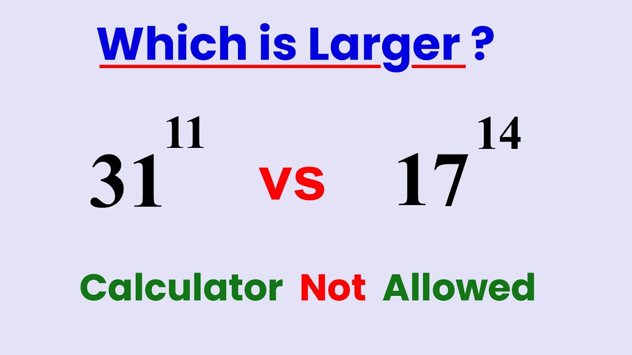 Which number is Larger ? | You should know this Trick! - YouTube