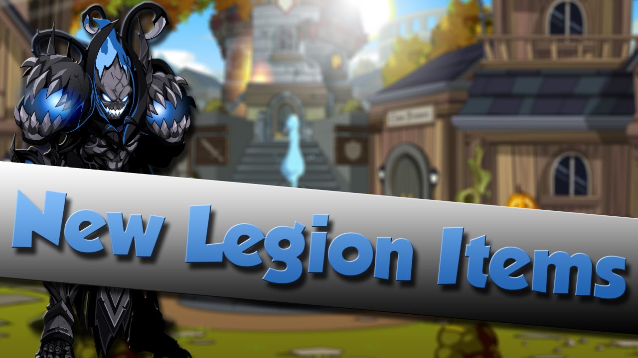 All NEW Legion Items in game AQW - YouTube