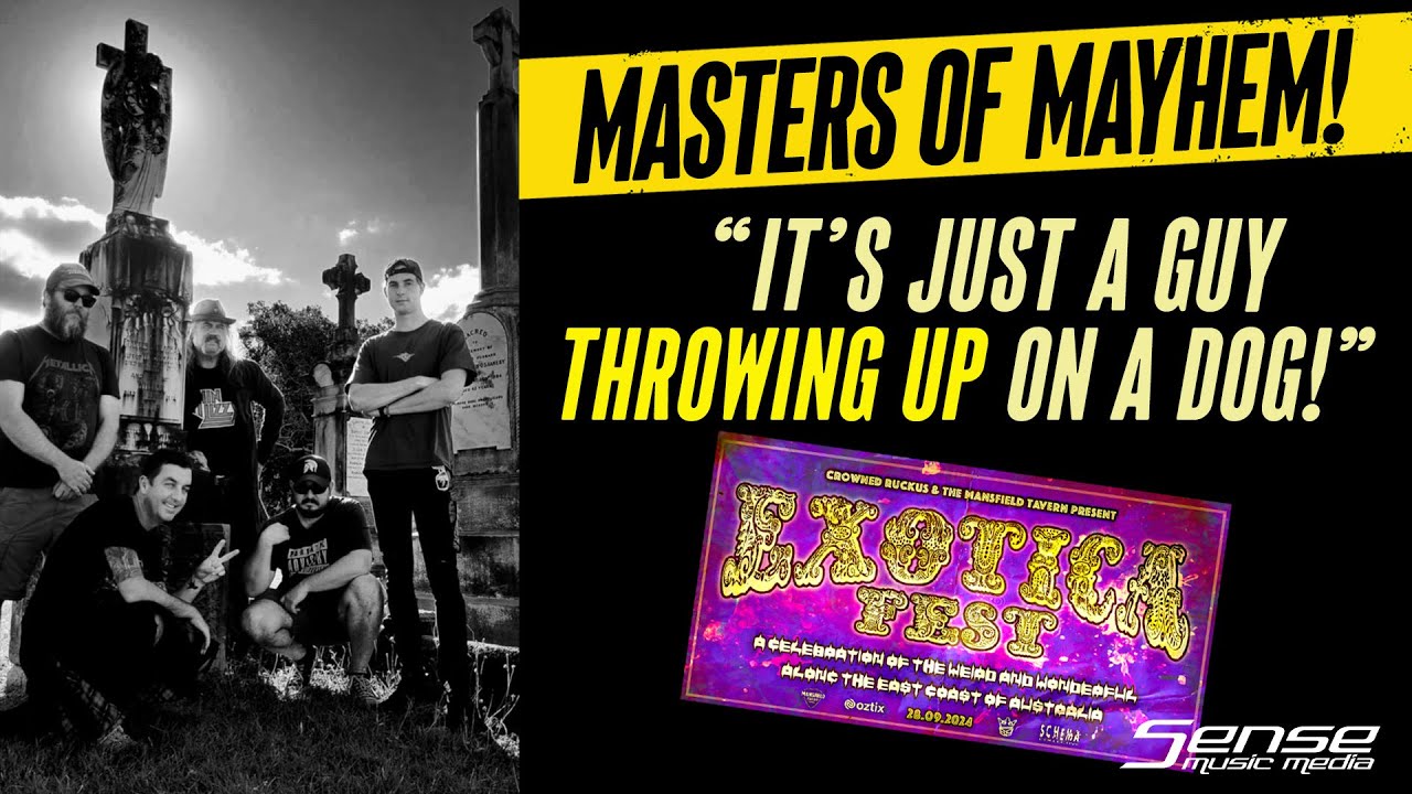 MASTERS OF MAYHEM - "It's Just a Guy Throwing Up on a Dog!" (EXOTICA ...