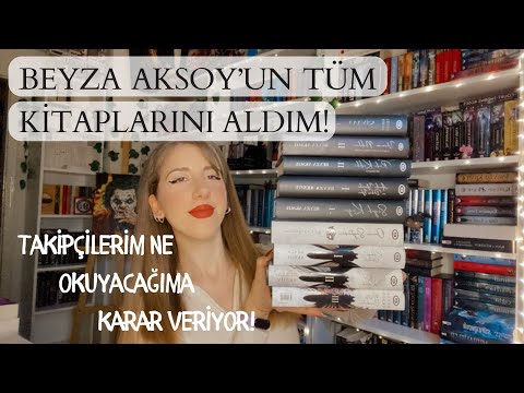Tek Seferde Beyza Aksoy’un Tüm Kitaplarını Aldım! | Takipçilerim Ne Okuyacağıma Kadar Veriyor Part 1