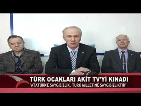 TÜRK OCAKLARI AKİT TV’Yİ KINADI (12.11.2015-BOLU)