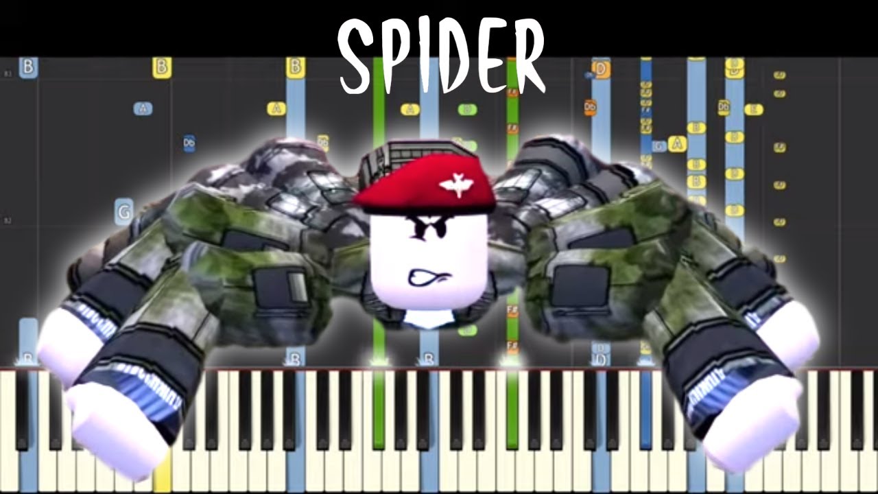 Roblox Spider Main Theme - Piano Remix - YouTube