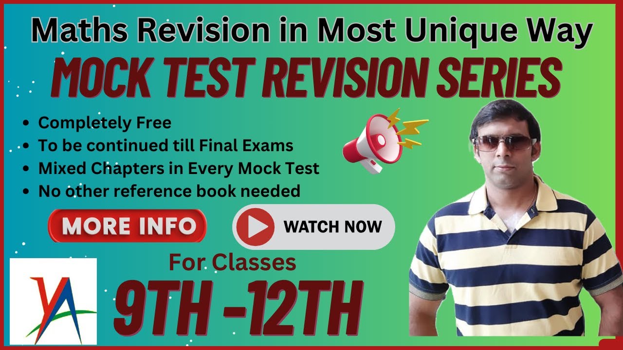 Maths Revision for Classes 9th12th |First time ever on YOUTUBE|Prateek ...