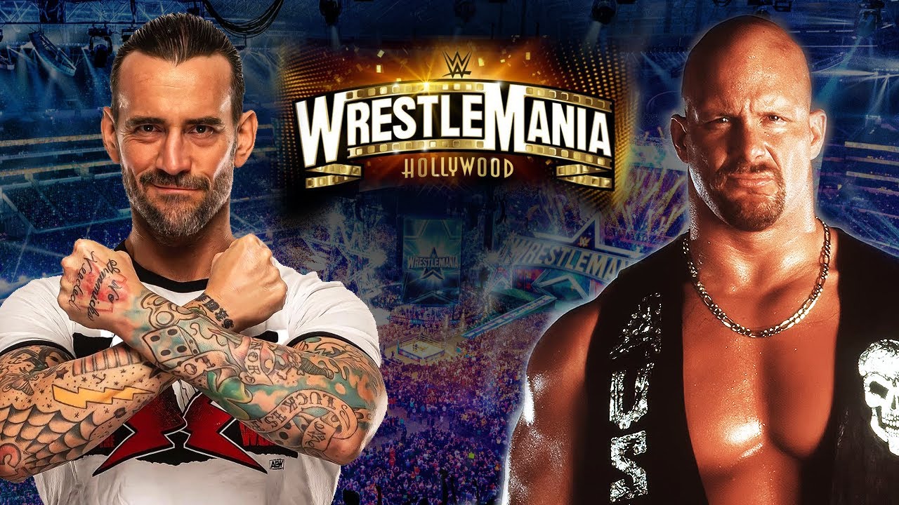 WWE DREAM MATCH - CM PUNK VS. STONE COLD STEVE AUSTIN - WRESTLEMANIA 39 ...
