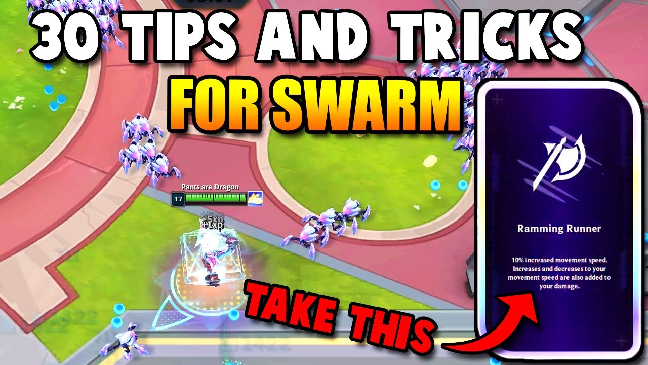 30 TIPS for Beginners and Advanced players to Beating Swarm: League of ...