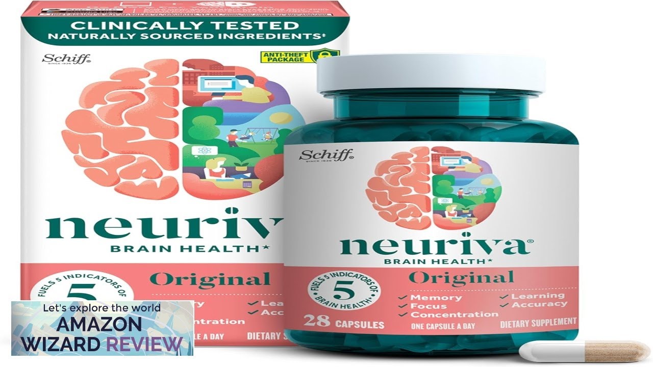 NEURIVA ORIGINAL Decaffeinated Clinically Tested Nootropic Brain ...