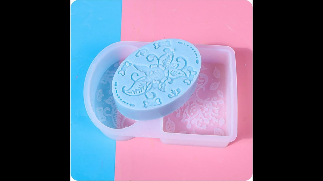 Pattern Designed Oval Shape Soap Mold - YouTube