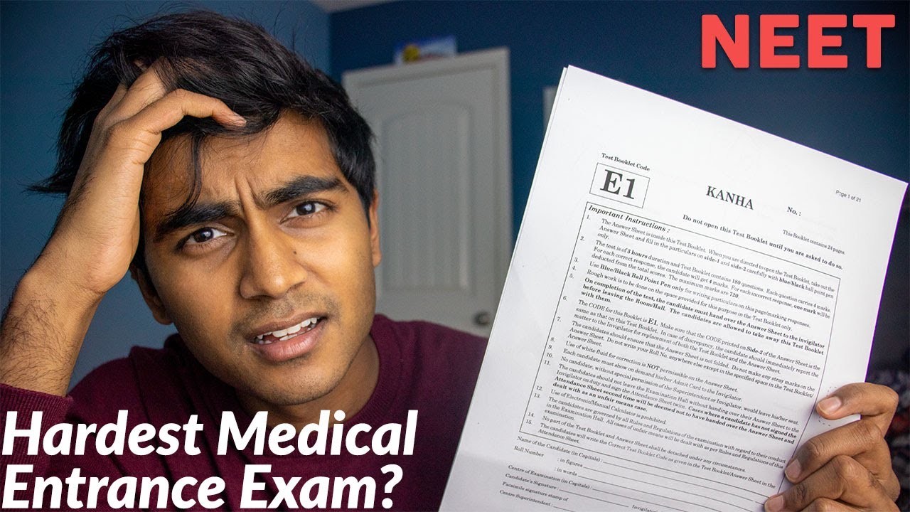 Taking the Indian NEET Exam as a US Medical Aspirant - YouTube