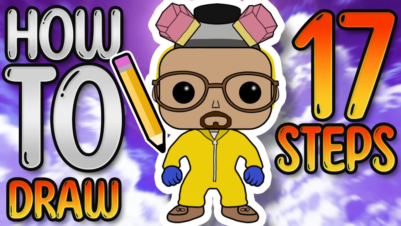 HOW TO DRAW A WALTER WHITE FUNKO POP - YouTube