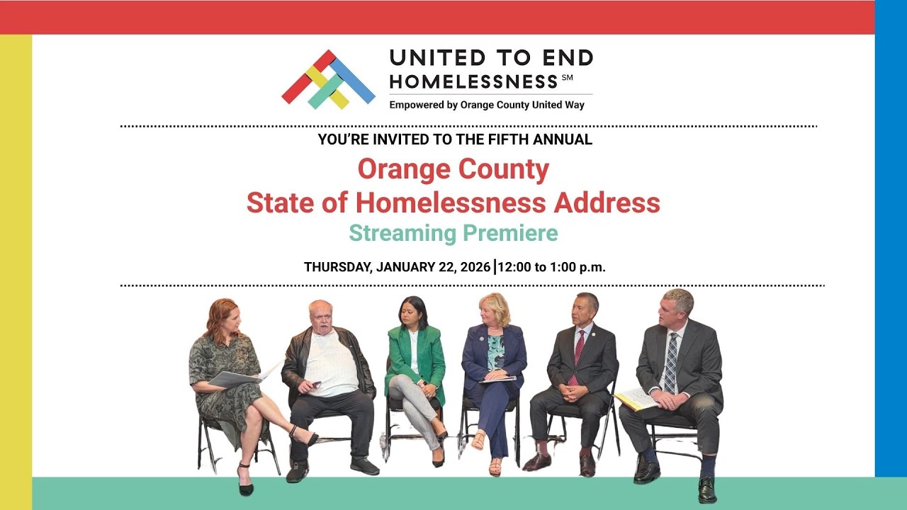 Fifth Annual Orange County State of Homelessness Address - YouTube