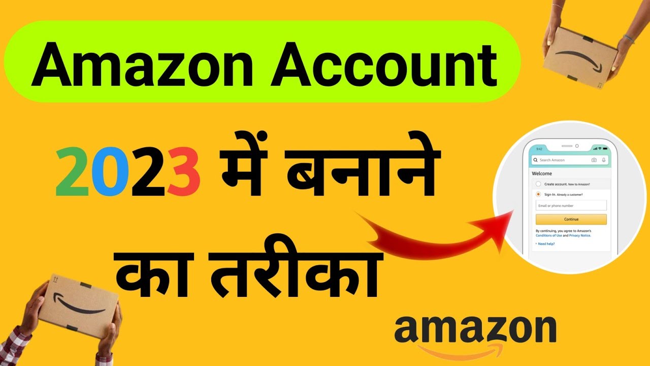 Amazon Account Kaise Banaye How To Create Amazon Account Youtube