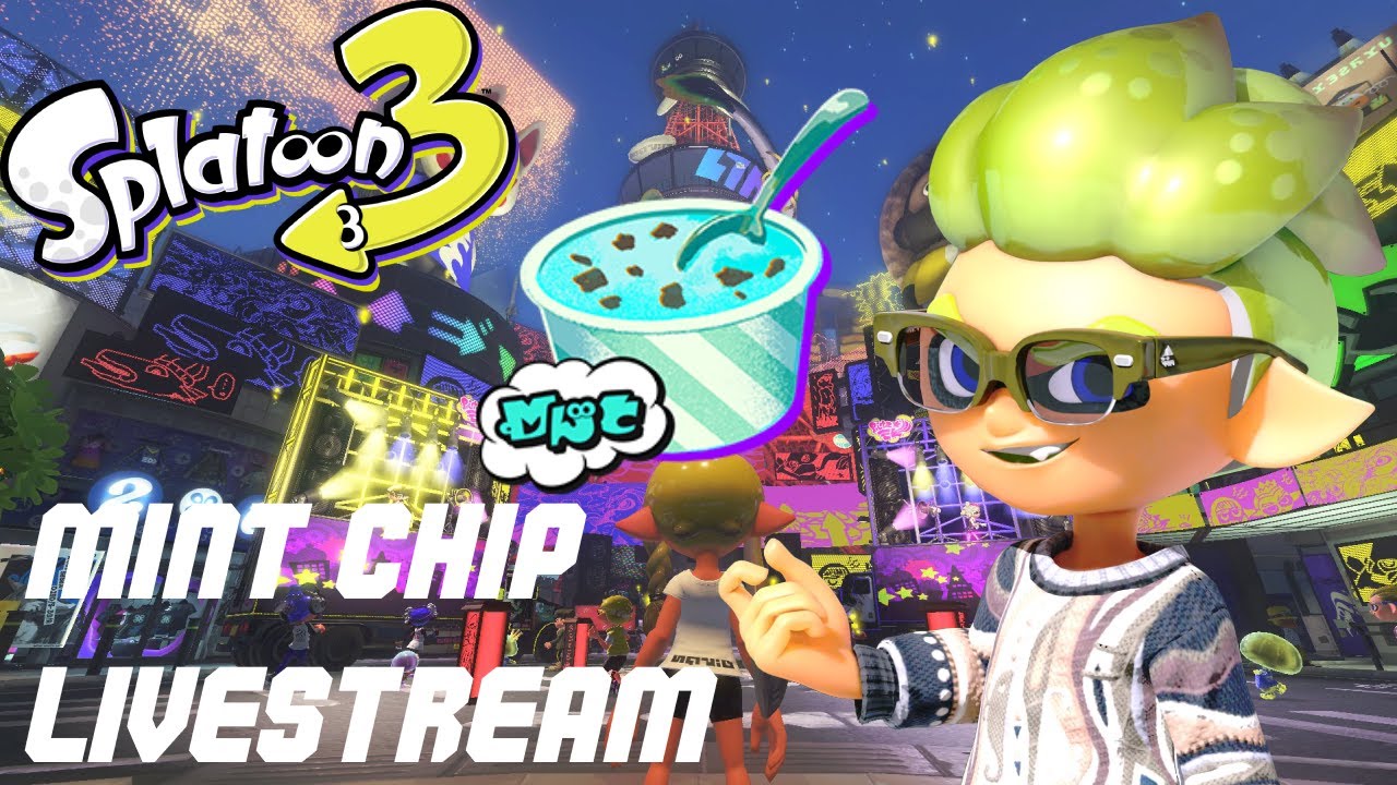 SPLATOON 3 ICE CREAM SPLATFEST! TEAM MINT CHIP FTW! - YouTube