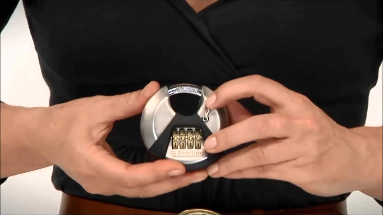Sterling Disc Combination Padlock CPL170 - YouTube