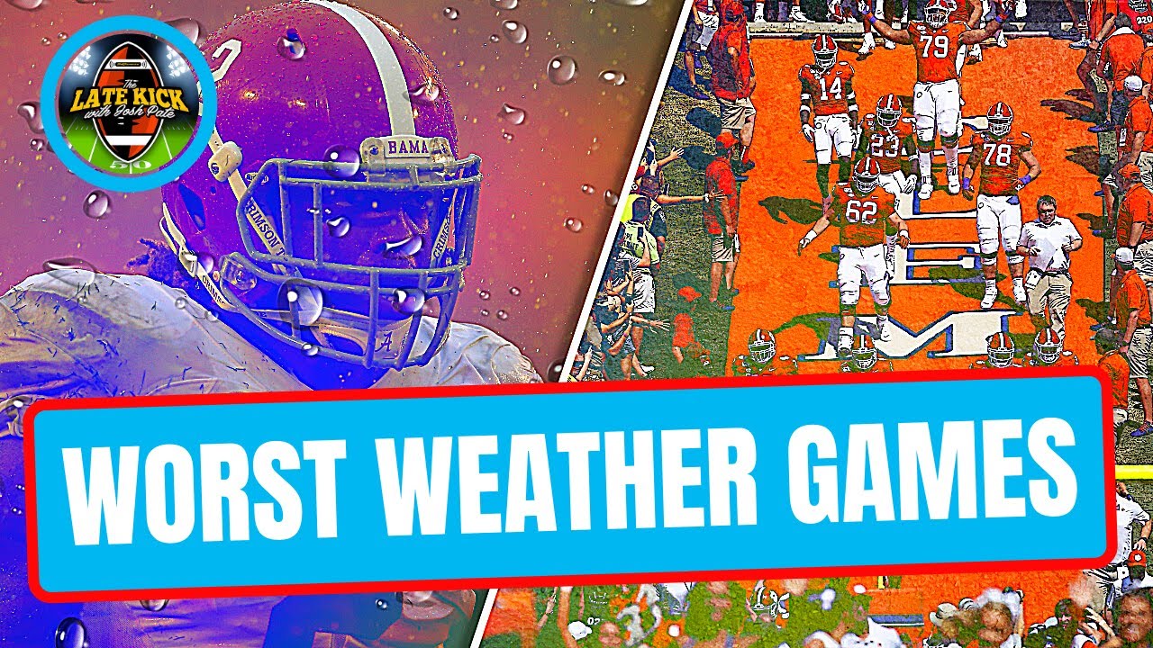 Worst Football Weather Ever Experienced? (Late Kick Cut) - YouTube