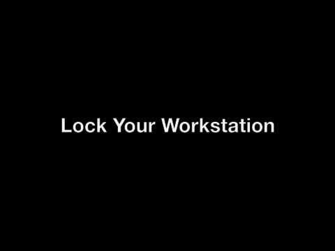 Lock Your Workstation - YouTube