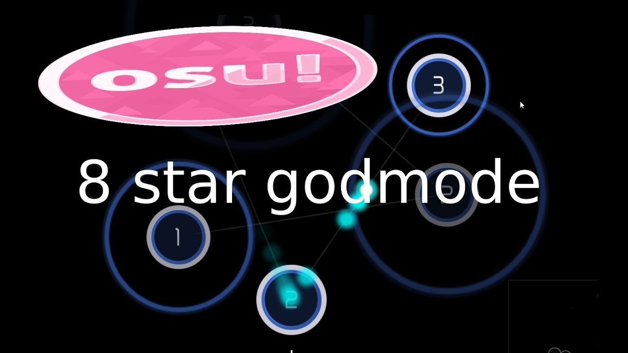 5 digit osu! player hits a 8 star relax thing - YouTube