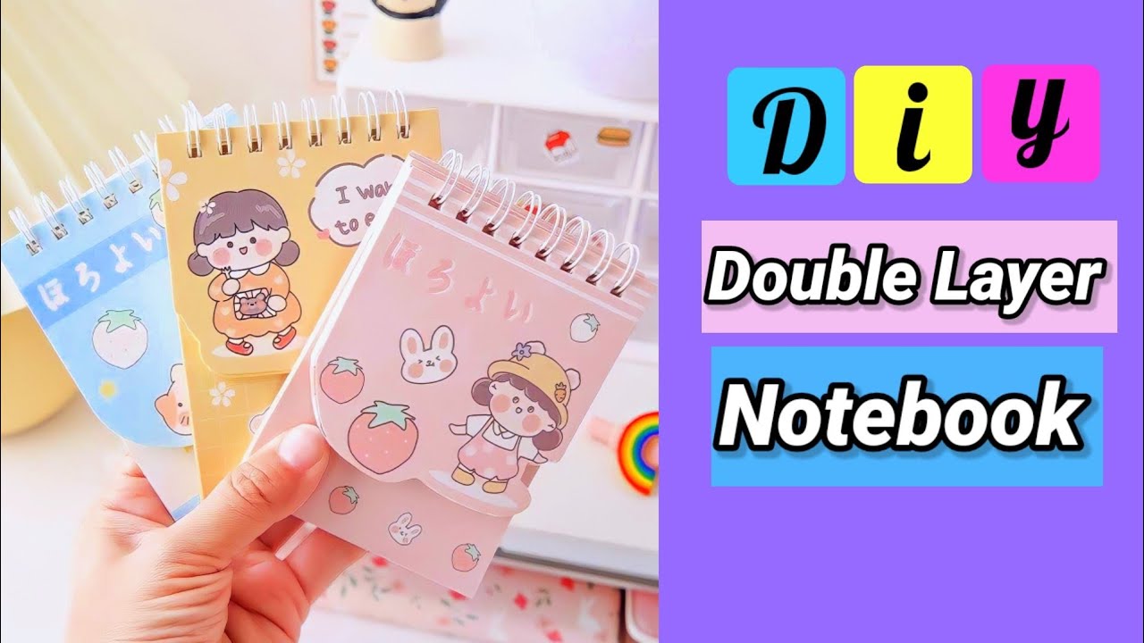 How to make kawaii notebook / easy craft ideas / paper craft / handmade ...