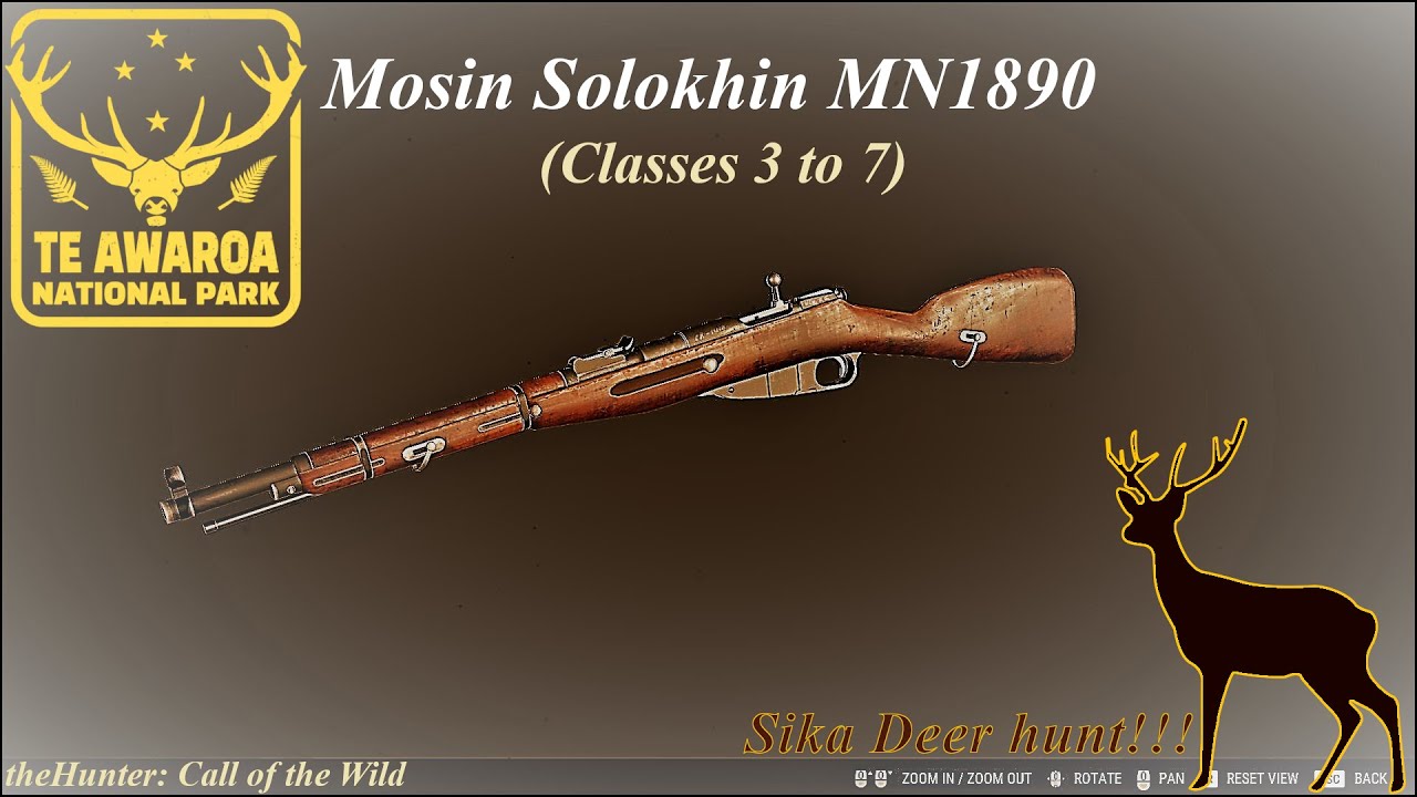 theHunter: CotW - Mosin Solokhin MN1890 Rifle Showcase - YouTube