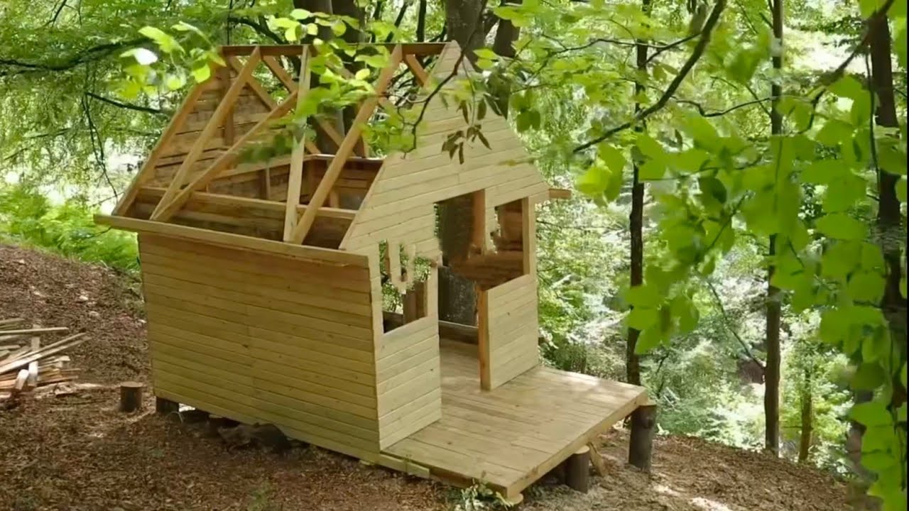 wooden home setup in forest || diy project #diy #diycrafts #diyvideos ...