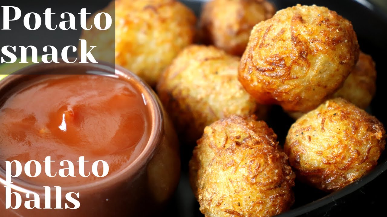 Potato Snack Recipe | Potato balls recipe | Crispy Potato Snack ...