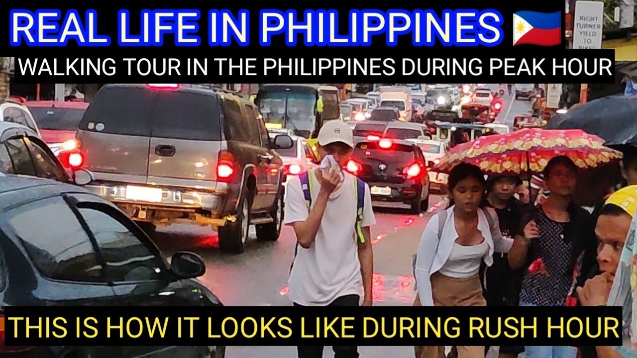 REAL LIFE IN PHILIPPINES DURING PEAK HOUR WHERE YOU CAN SEE THE ROADS ...