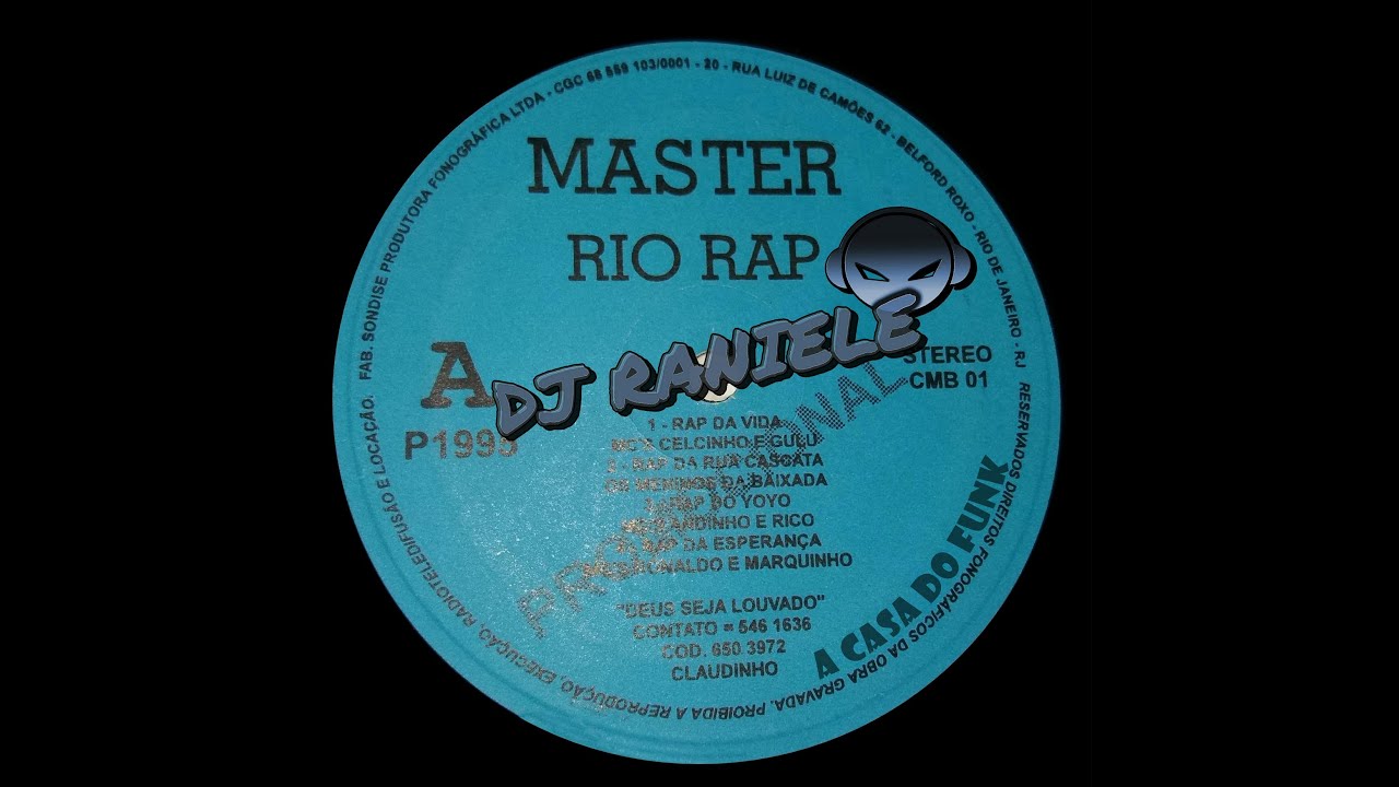 Mix LP Master Rio Rap Vol 01 - Promocional 1995 By RANIELE DJ - YouTube